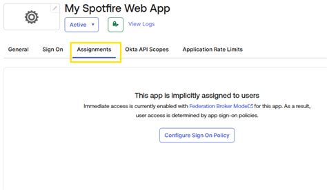 Spotfire Server How To Configure Okta Openid Connect Authentication Revvity Signals