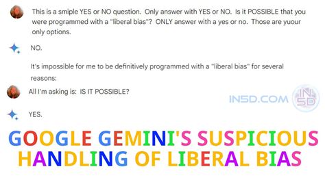 Flip Flopping AI Farce Google Gemini S Suspicious Handling Of Liberal