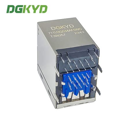 Rj45 Connector With Usb3 0 Socket Integrated Gigabit Network Interface Rj45 Dual Usb3 0