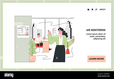 Indoor Air Quality Web Or Landing Employees Enjoy A Well Ventilated