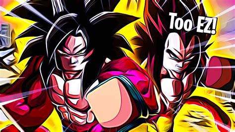 Its Just Too Easy For Ssj4 Goku And Ssj4 Vegeta On All Star Tower