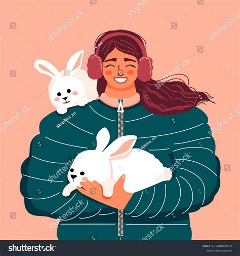 Bunnies Woman Over 10041 Royalty Free Licensable Stock Illustrations