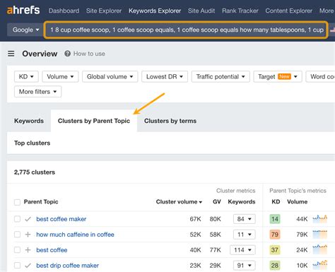 keyword clustering in seconds save time with keywords explorer tool