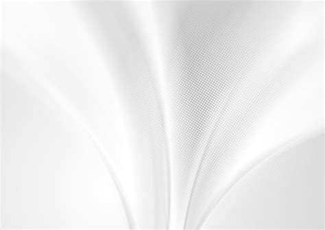 Premium Vector Light Grey And White Smooth Flowing Waves Abstract Background Vector Design