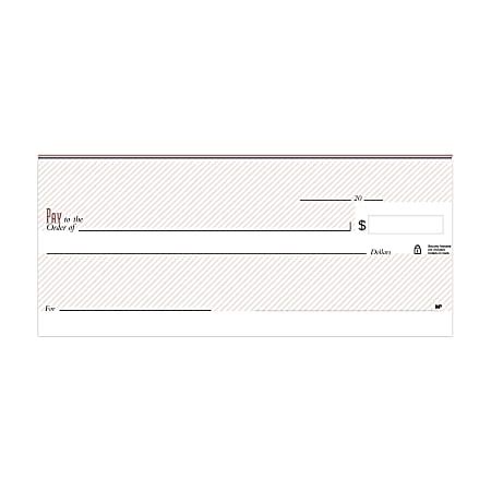 Personal Wallet Checks X Singles Pinstripe Maroon Box Of