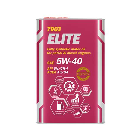 ELITE 5W-40 4L 7903 MANNOL - IBNALHAJRI