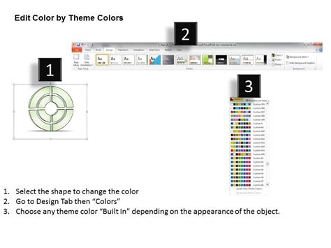 Consulting Diagram Our Staged Donut Circle Diagram Powerpoint Template PowerPoint Shapes