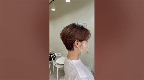 여자 리프컷 숏컷 잘하는 의정부미용실 꾸뜨헤어 범휘 리프컷 의정부숏컷 여자숏컷 숏컷스타일 Youtube