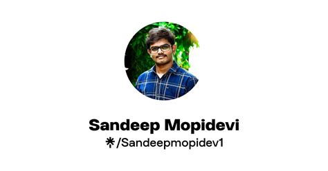 Sandeep Mopidevi Twitter Instagram Facebook Linktree