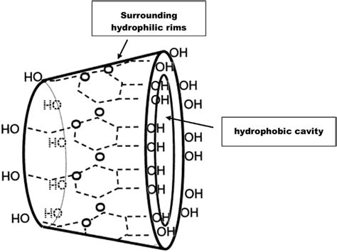 Schematic Representation Of A Cyclodextrin Download Scientific Diagram