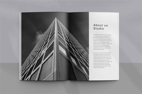 Minimal Architecture Portfolio Layout Design