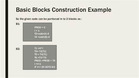 basic blocks and control flow graphs
