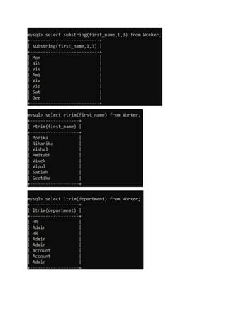 Assignment 3 SQL 1 Pdf