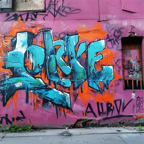 Lll Bubble Style Graffiti Kreative Kunsttechnikende