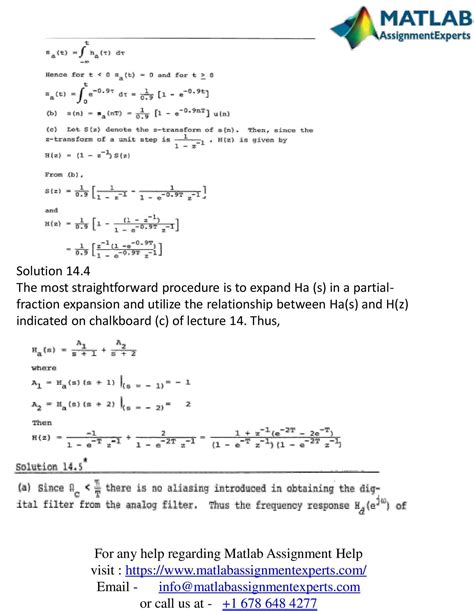 Digital Signal Processing Assignment On Behance