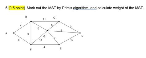 solved 1 [0 5 point] find a linear ordering of vertices by