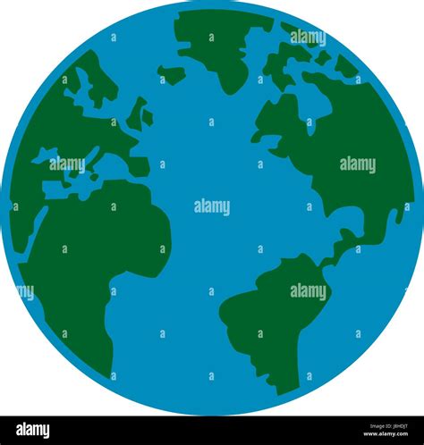 Global Earth Map World Geography Image Stock Vector Image And Art Alamy