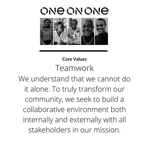 One On One On Linkedin Core Values Monday