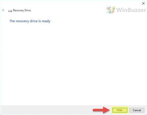 How To Create A Bootable USB Flash Recovery Drive In Windows WinBuzzer