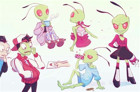 Pin By Mio Brave On Invader Zim Invader Zim Characters Invader Zim