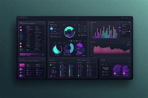 Designing Dashboard Layouts For Data Visualization Generative Ai Premium Ai Generated Image