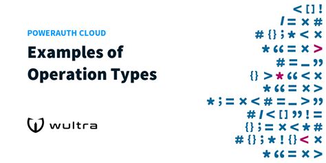 Powerauth Cloud Examples Of Operation Types Wultra Developer Portal