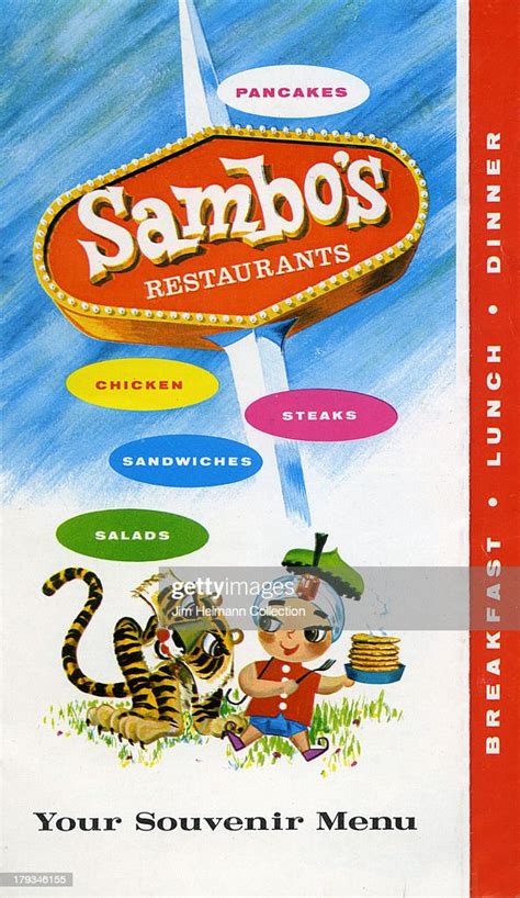 A Menu For Sambos Restaurants Reads Sambos Restaurants From 1965