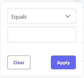 DataTable Filtering Fails With Single Filter In Menu Mode Issue Primefaces Primereact