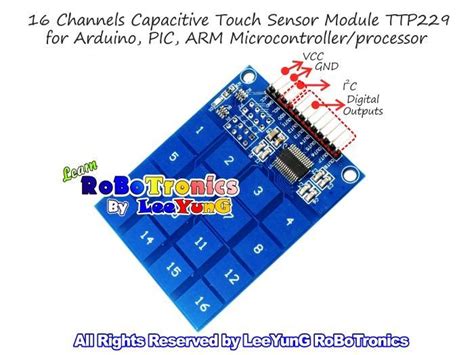 Arduino TTP Channel Ways Capacitive Touch Sensor Module Support I C Lazada