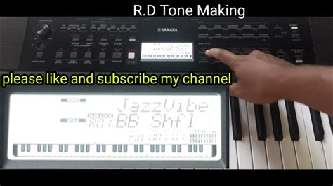 Haw To Modify Vaibrafone Tone Yamaha Psr E383 Keyboard Youtube