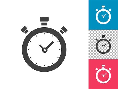 Premium Vector A Stopwatch Icon With A Timer Stopwatch And Stop Watch