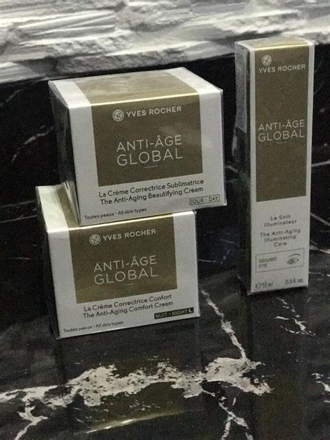 Набір кремів ів роше анти аж глобаль yves rocher anti age global — цена ...