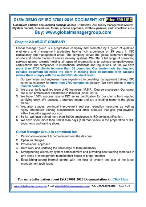 Ppt Iso 37001 2016 Documentation Requirement Powerpoint Presentation Id 7968743