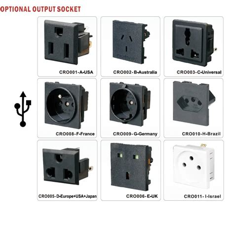 Universal Ac Output Socket C Type Socket For Power Inverter Buy 110v