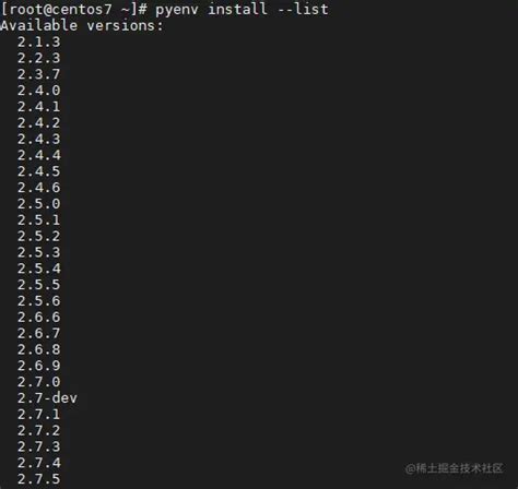Python多版本管理工具 pyenv我们在平时的项目开发或者学习中有可能使用不同的Python版本如果服务器上存 掘金