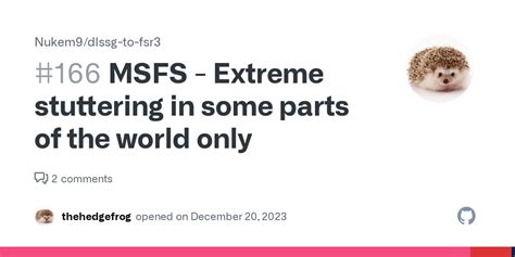 MSFS Extreme Stuttering In Some Parts Of The World Only Issue Nukem Dlssg To Fsr
