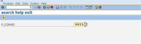 Search Help Exit Sapcodes