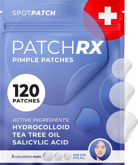 Patchrx Salicylic Pimple Patches 120 Pack Salicylic Acid Acne Patches With Tea
