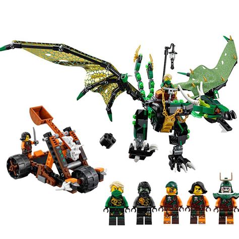 Купить Конструктор Lepin 06036 Зелёный Дракон - аналог Lego (Лего)