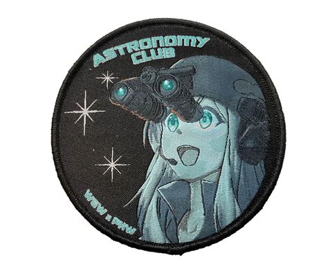 Weapons Grade Waifus Astronomy Club Morale Patch Airsoft Extreme