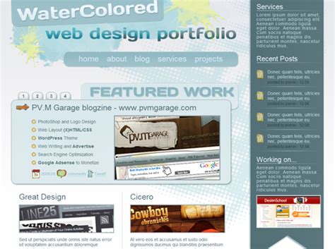 Portfolio Css Tutorials And Free Wordpress Themes