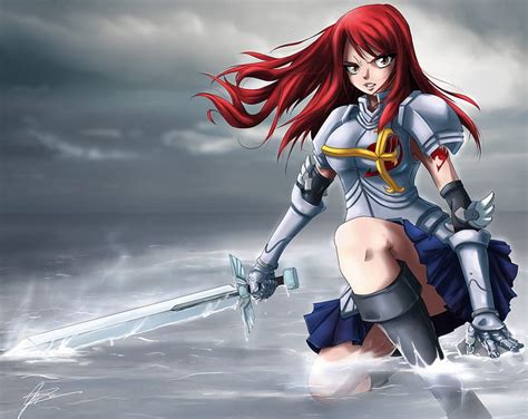 Erza Scarlet Armor Wallpaper