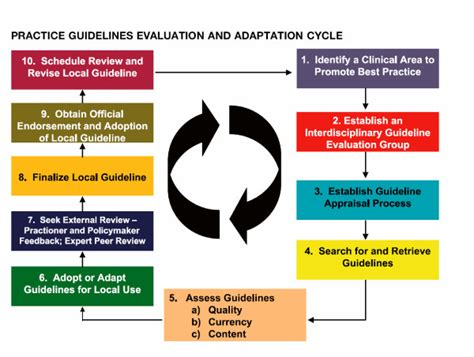 The Practice Guideline Evaluation And Adaptation Cycle Pgeac From