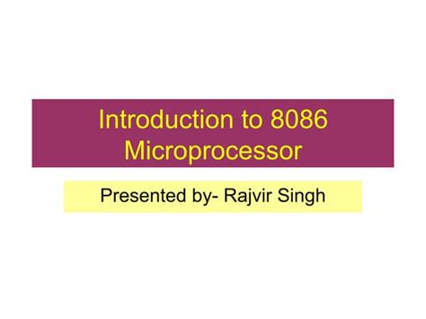 Bus Interface Unitbiu Of 8086 Microprocessor Pptx Programming Languages Computing