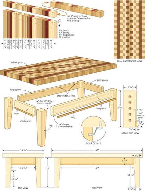 [free Plans] Build A Gorgeous Coffee Table Easily With These Complete