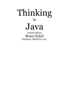 Thinking In Java Th Edition NTUA Thinking In Java Th Edition Ntua Pdf PDF PRO