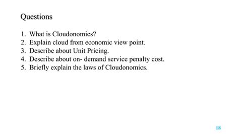 Cloudonomics In Advanced Cloud Computing Pptx Cloud Computing