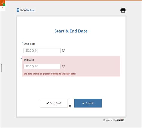 Start Date And End Date Form Building Kobotoolbox Community Forum