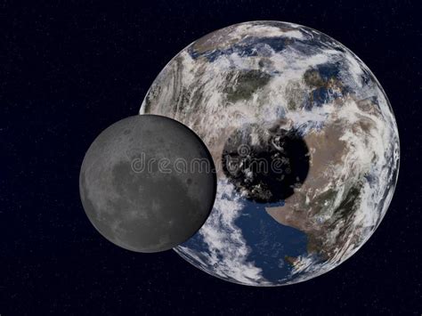 Sun Eclipse 3d Render Stock Illustration Illustration Of Sunlight