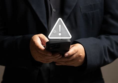 Premium Photo The Concept Of Data Theft Businessmen Are Warned About The Security Of Using